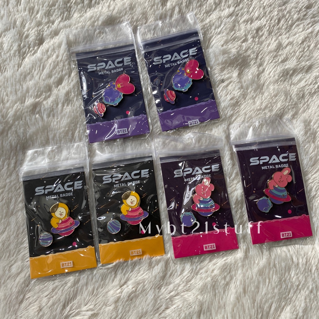 Space Metal Badge BT21/BTS BT21 | Shopee Malaysia