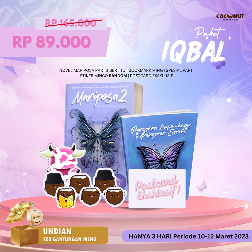 Original Novel SPECIAL OFFER MARIPOSA 2 (PART 1) Luluk HF)+Bonus ...