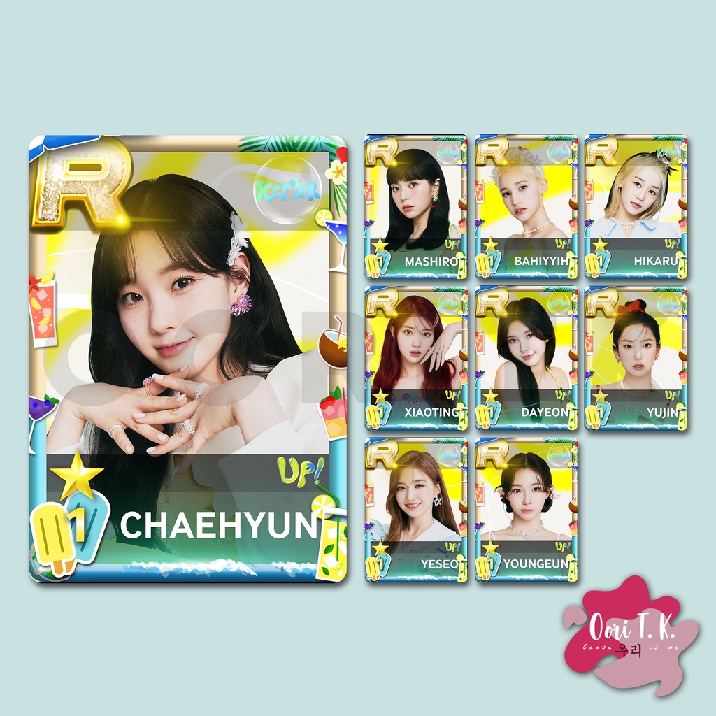 (MIN PURCHASE 3 PCS - MIX) [SPECIAL] Kep1er R CARDS FANMADE PHOTOCARD YUJIN XIAOTING MASHIRO ...