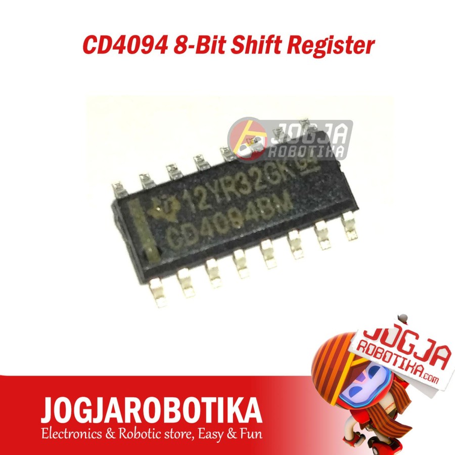 Cd4094 8-Bit Shift Register-SMD | Shopee Malaysia