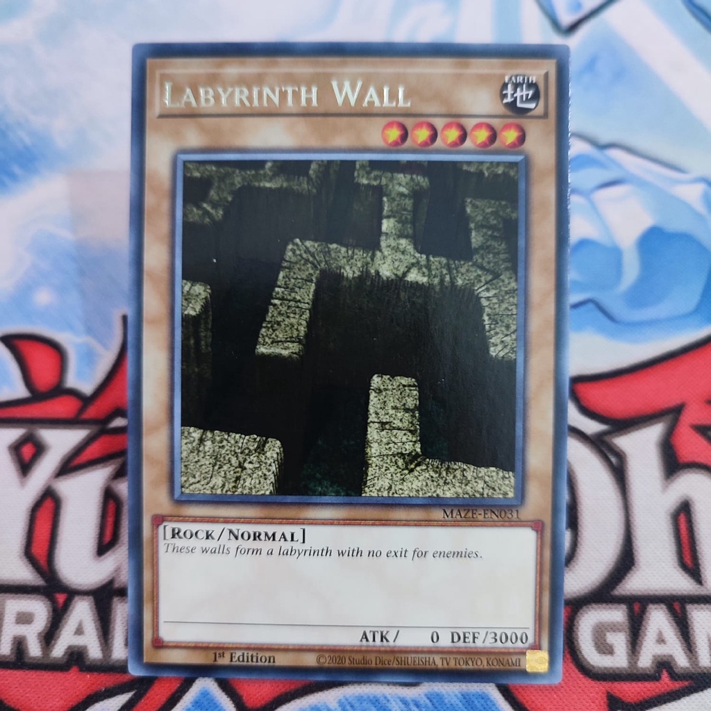 Yugioh labyrinth wall MAZE rare 1st original | Shopee Malaysia