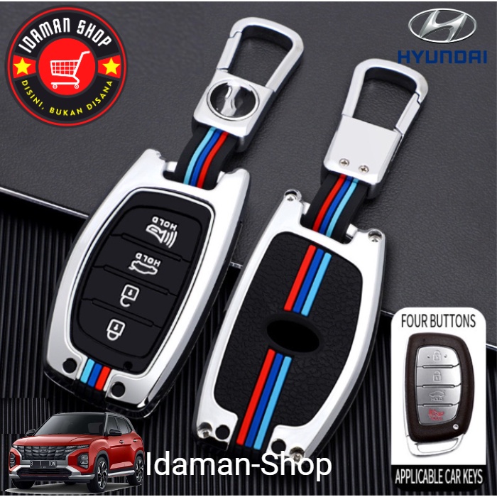 GANTUNGAN Hyundai CRETA 2022 Car REMOTE Key COVER Hanger - IDAMAN-SHOP ...