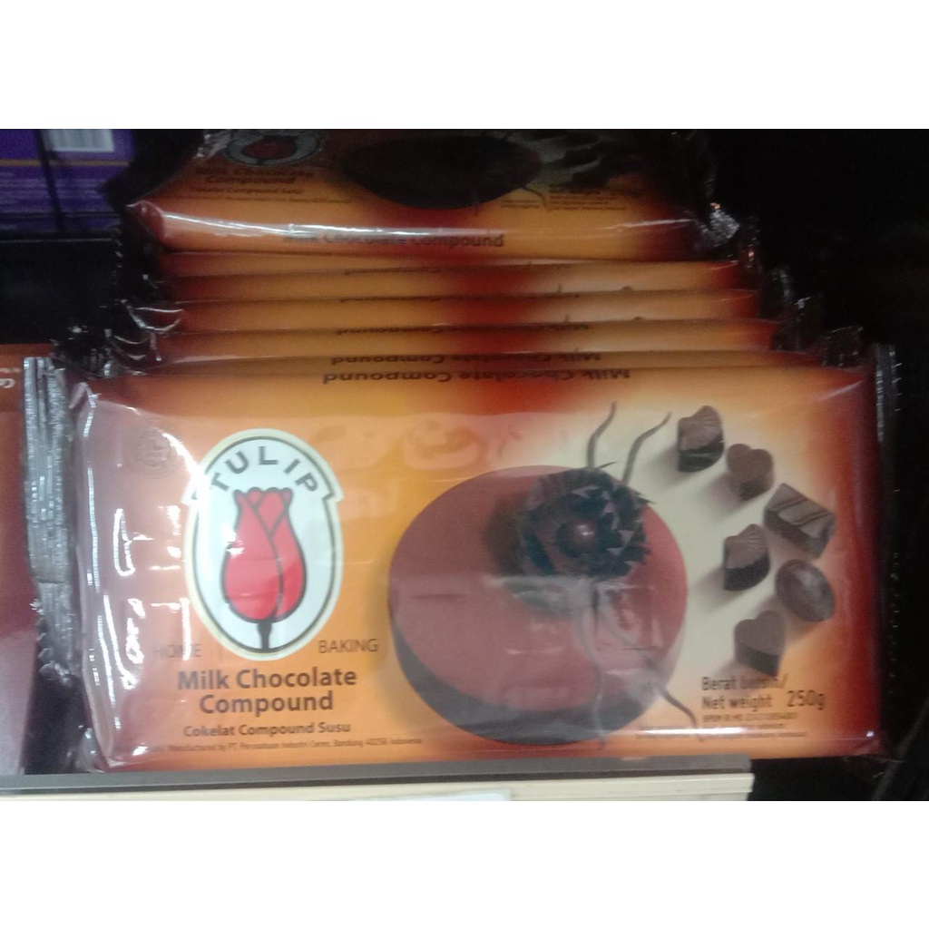 Chocolate tulip dark chocolate Compound 250g | Shopee Malaysia