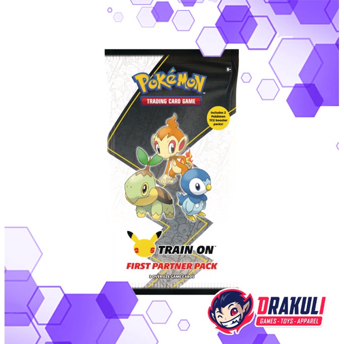 Tcg POKEMON 25TH ANNIVERSARY FIRST PARTNER PACK - SINNOH ORI ...