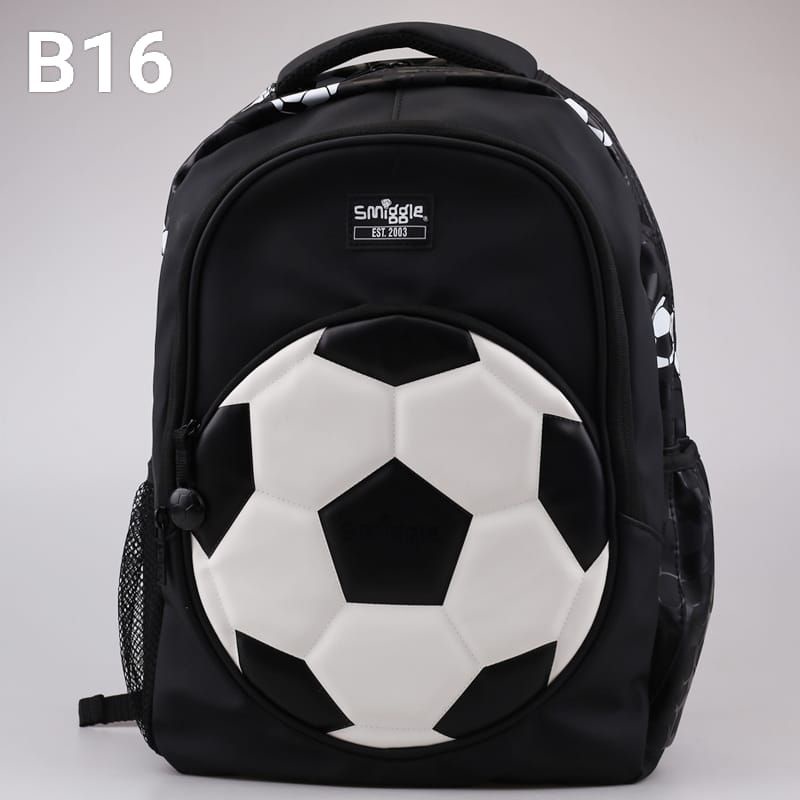 Smiggle Soccer white Backpack | Shopee Malaysia