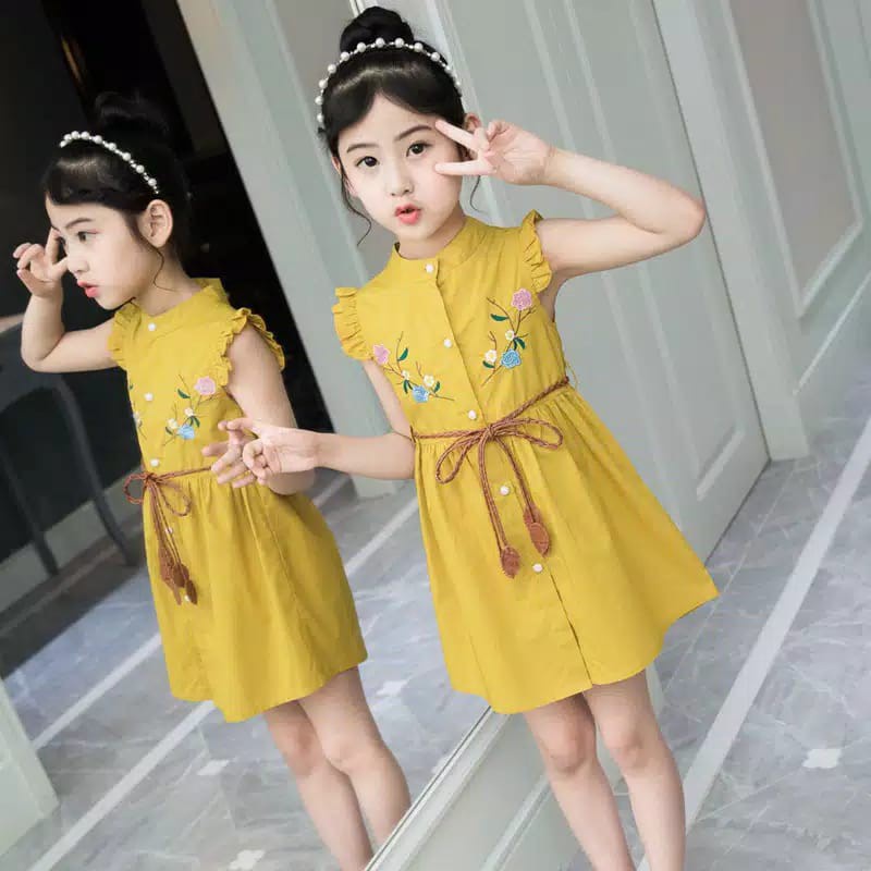 KATUN Zahra Dress For Girls With Cotton Material | Girls Clothes For 1 ...
