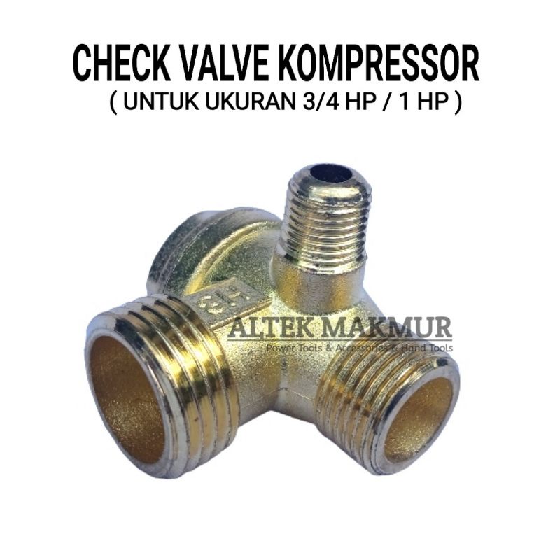 Check VALVE COMPRESSOR COMPRESSOR 3/4 HP/1Hp COMPRESSOR COMPRESSOR ...