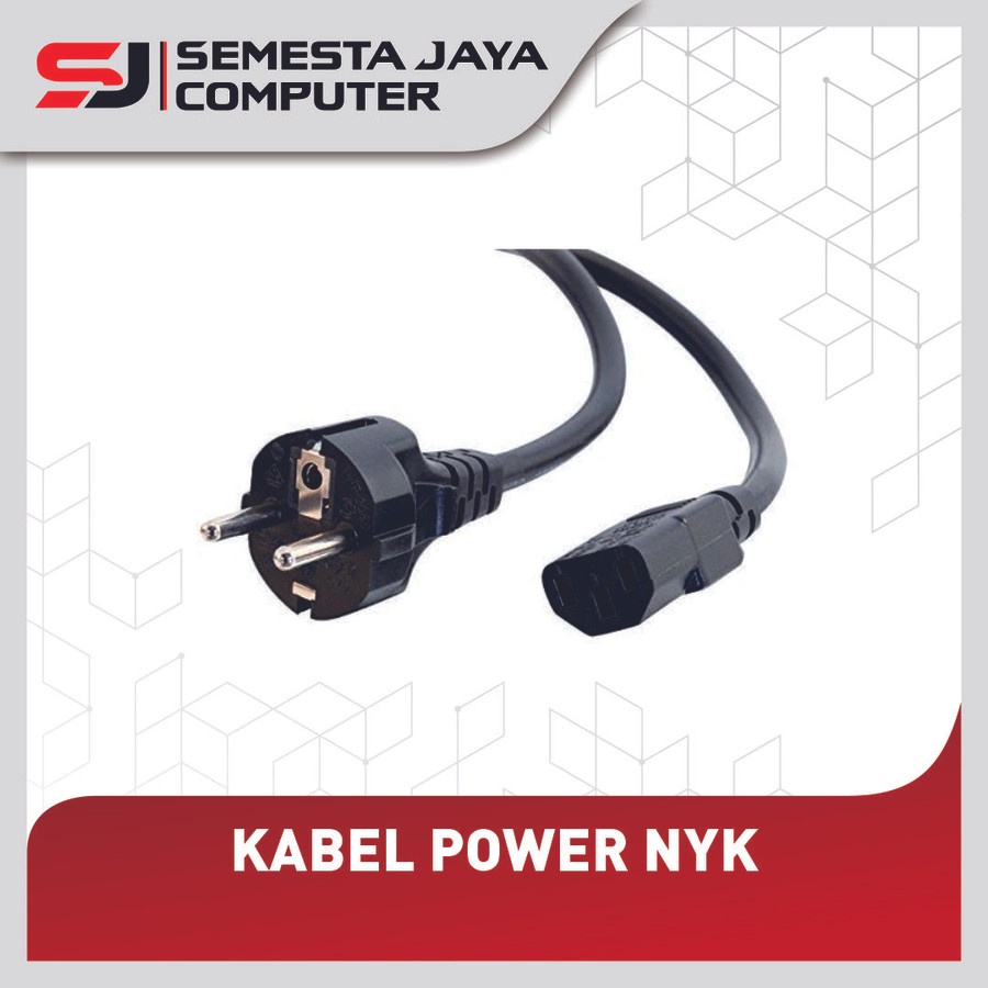 Original NYK 1.5 Meter Computer PC Power Cable | Shopee Malaysia