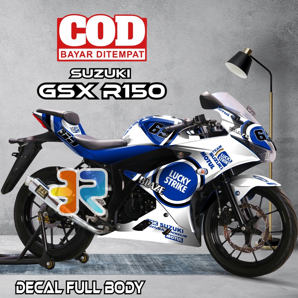 Gsx R150 Decal Full Body Sticker Lucky Strike Design Variations ...