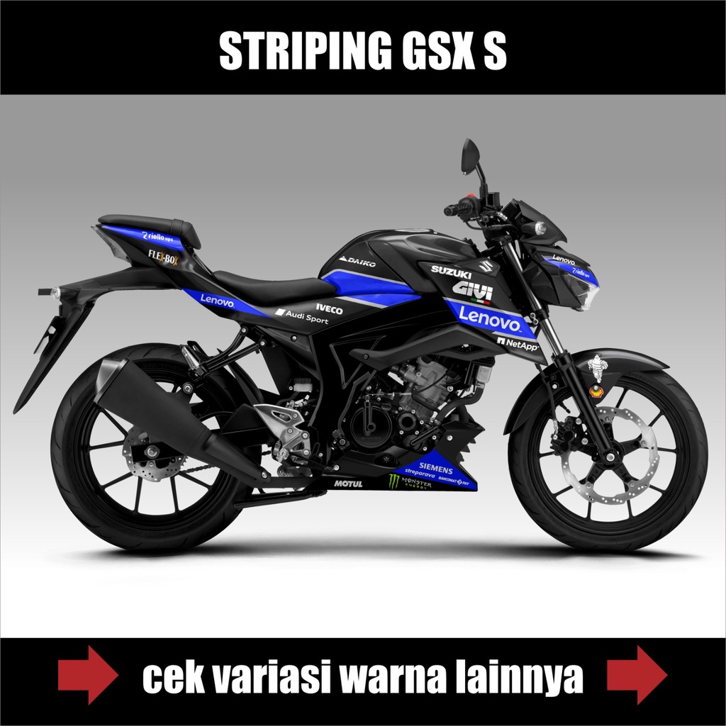 Striping GSX S 150/SUZUKI GSX-S 150 Motorcycle STICKER/DECAL STICKER ...