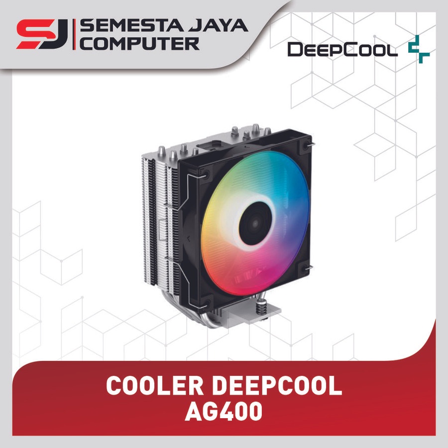 Deepcool AG400 LED Fixed RGB CPU Cooler Intel LGA1700 AMD AM5 | Shopee ...