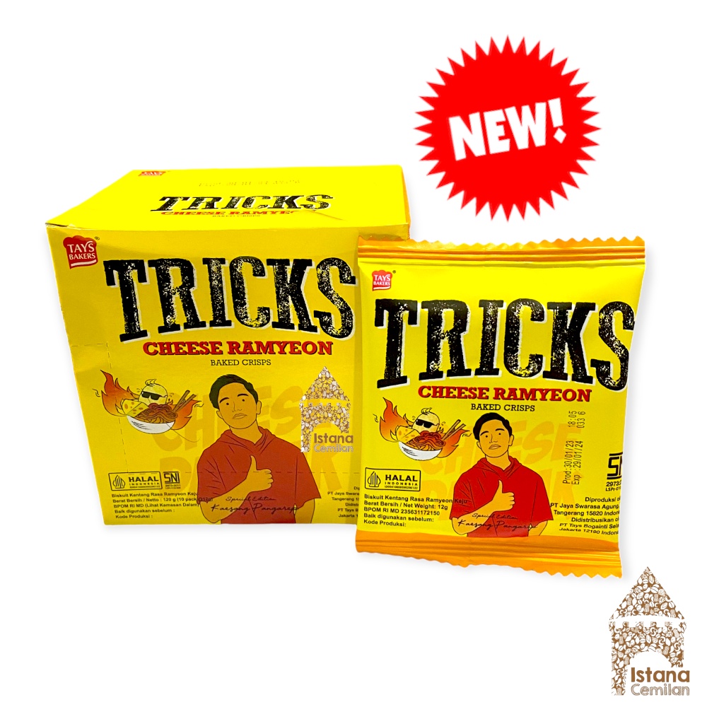 Tricks Potato Baked Crisps - Palace Of Baked Potato Biscuits 10pcs ...