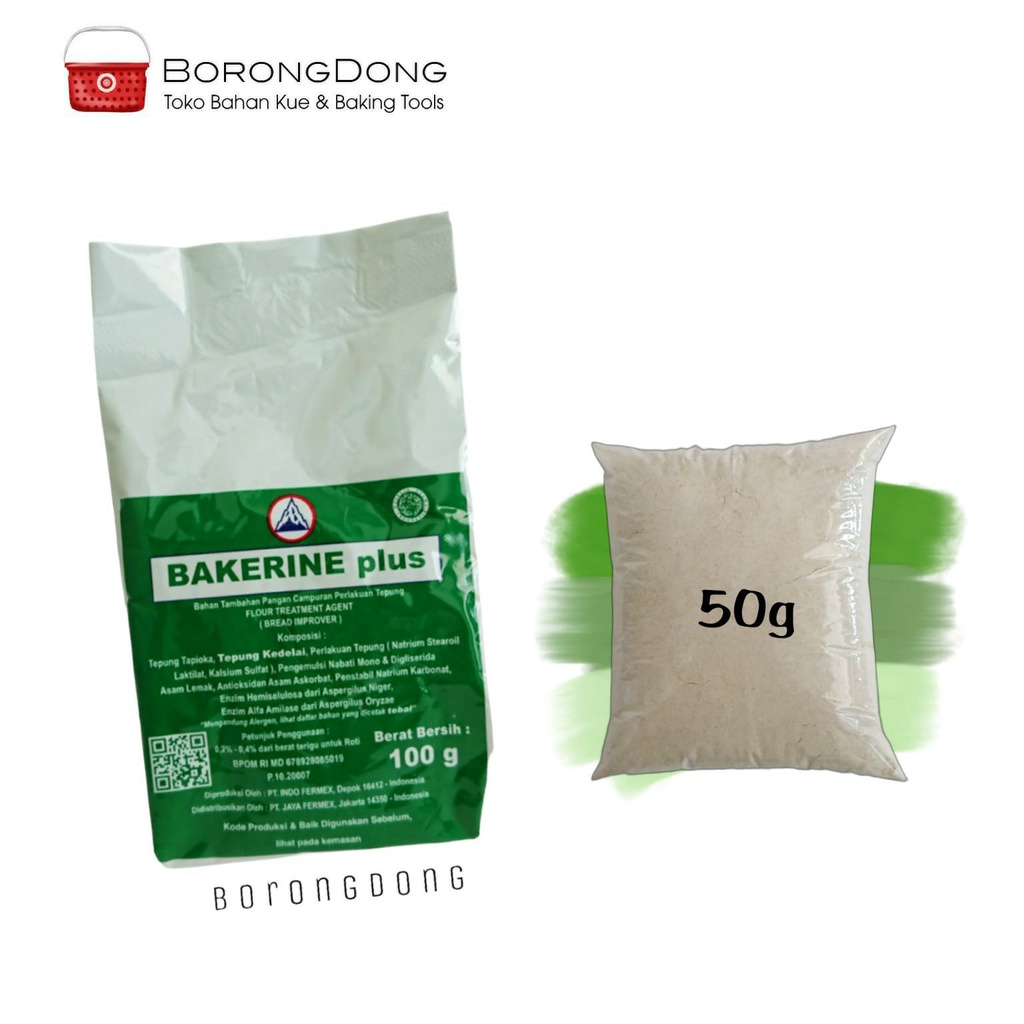 Bakerine Plus (repack 50g) / Bread Softener / Donut Softener / Bread ...