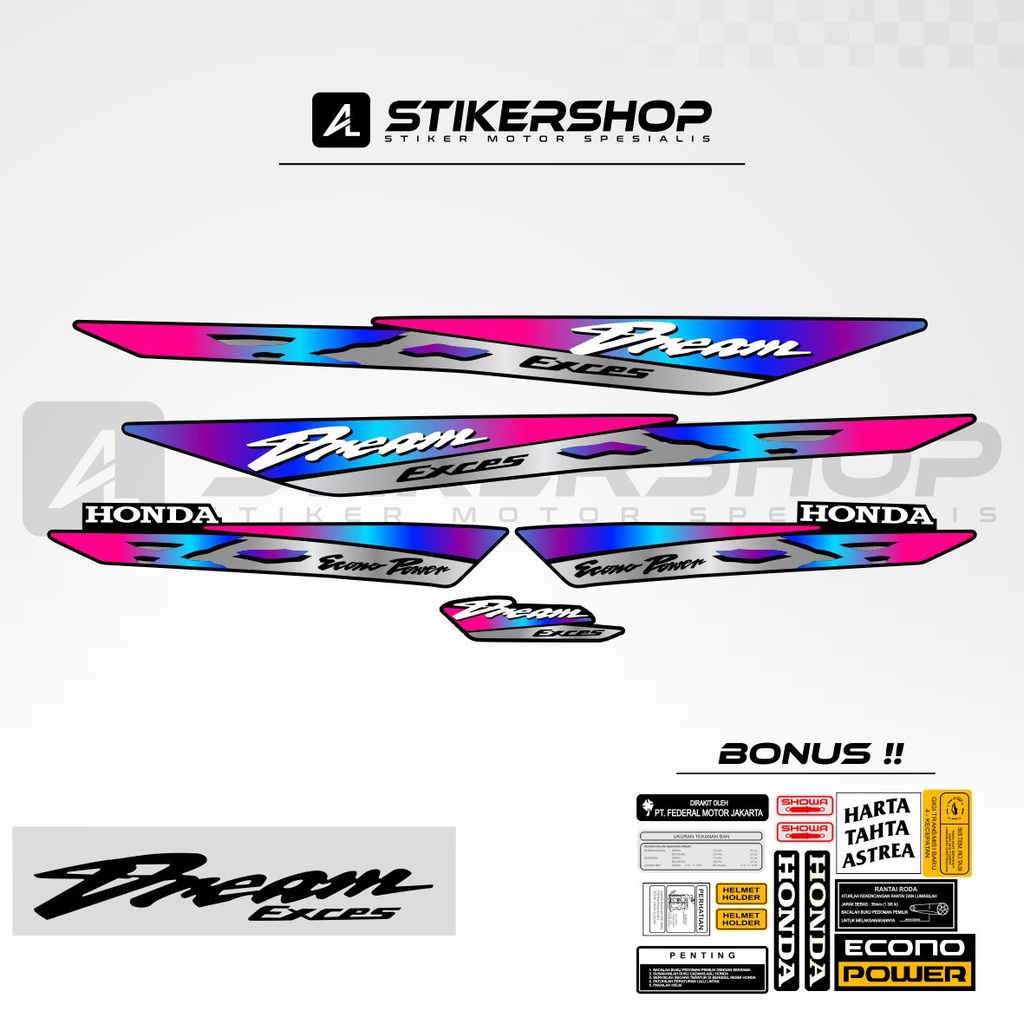 Striping ASTREA DREAM COMBO COLOR 01 /ASTREA LEGEND / ASTREA IMPRESA ...
