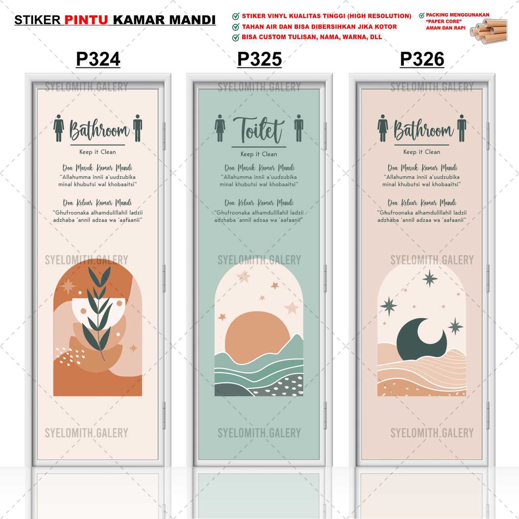 The Latest Aesthetic Bathroom Door Stickers - The Most Complete ...