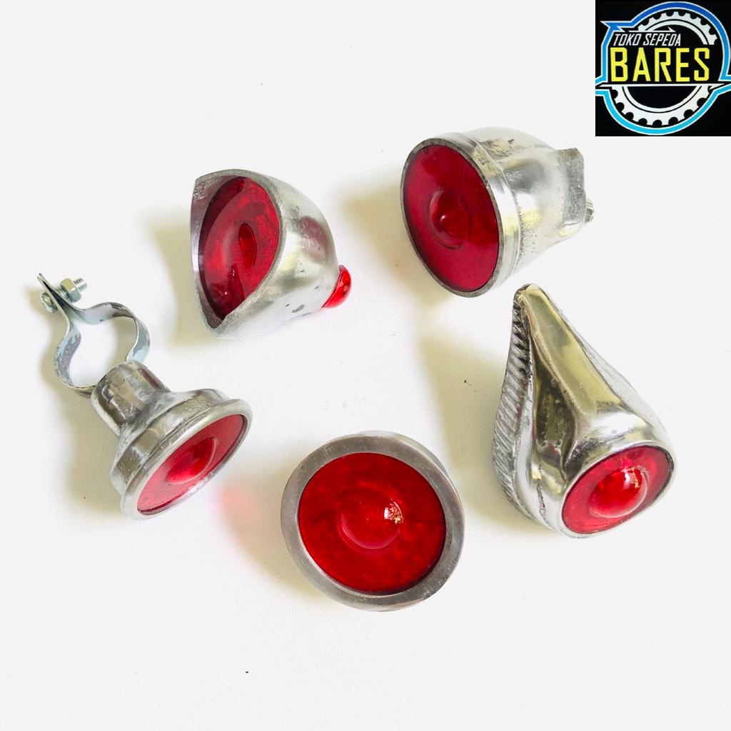 MATA Stopan Light / Cat's Eye Reflector Rear Fender Onthel Simplex ...