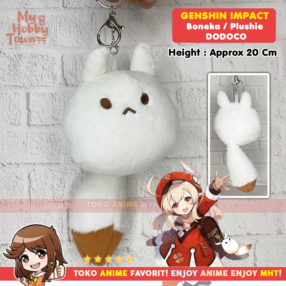 GANTUNGAN Anime Game Genshin Impact Character Dodoco Klee Plushie Doll ...