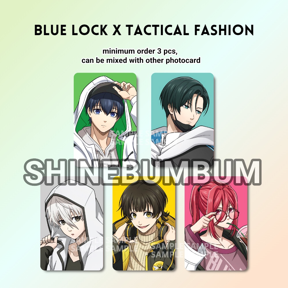 Blue Lock X Tactical Fashion Photocard (2 sides) | Shopee Malaysia