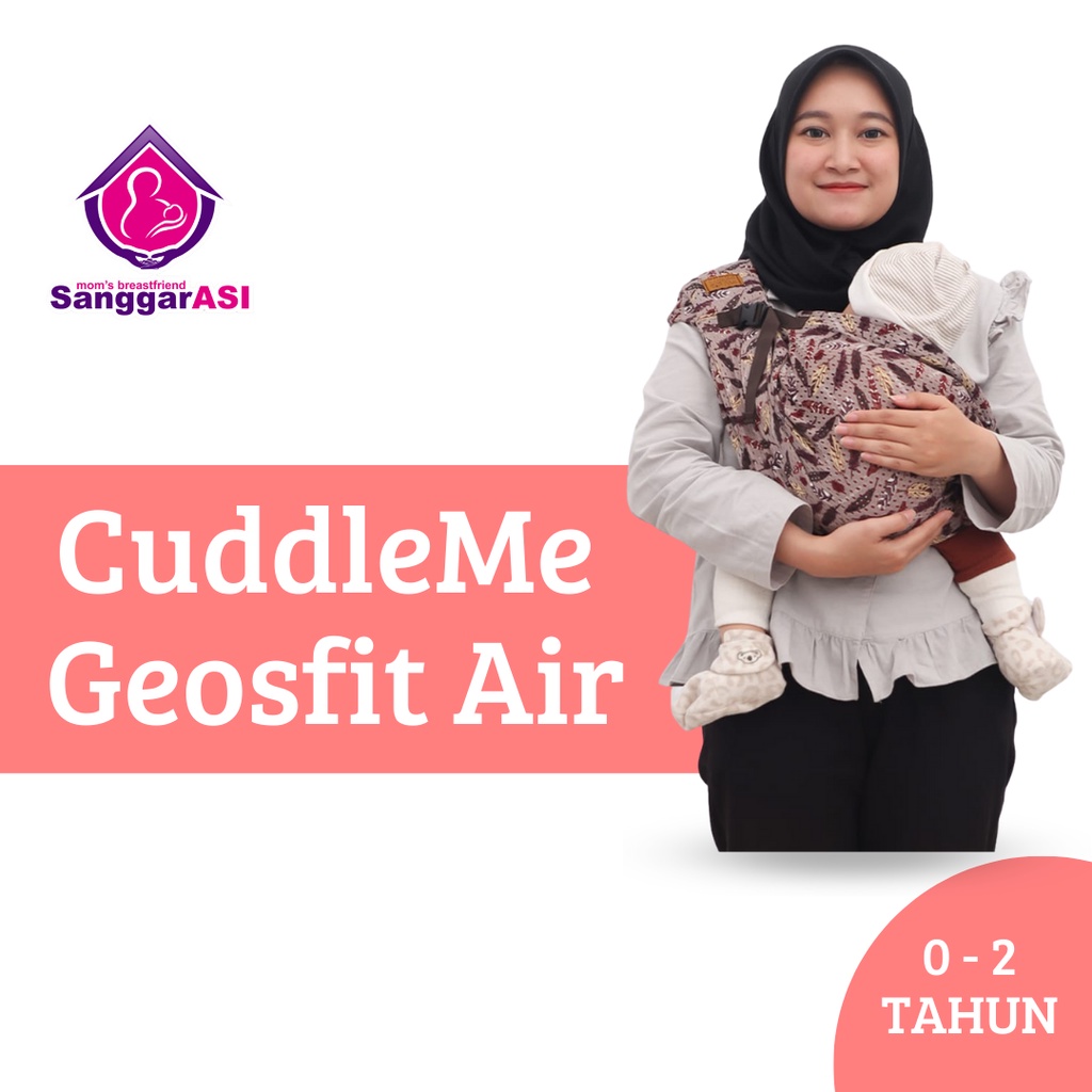 [Sanggar Asi] Cuddleme Air Geosfit Instant Baby Carrier/Sporty Geosfit ...