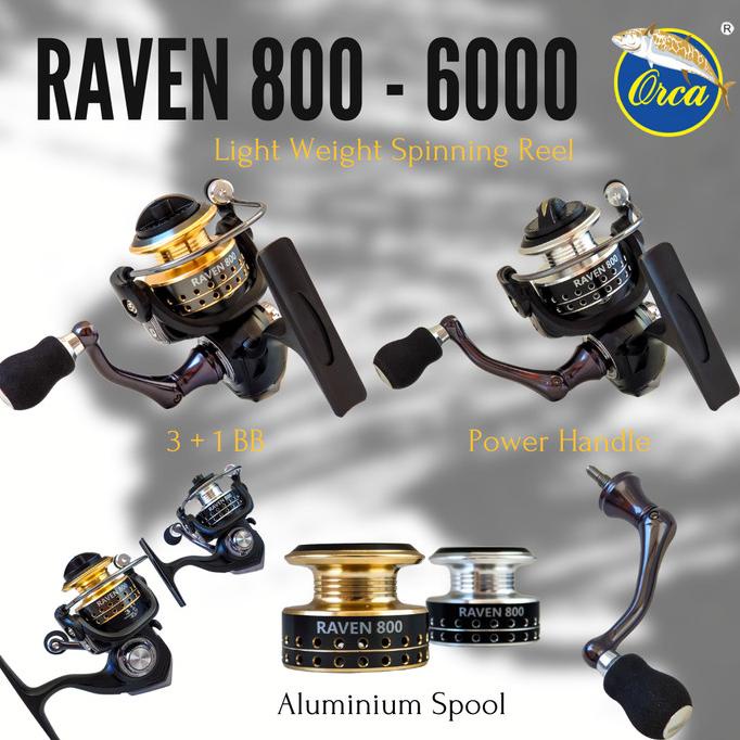 Orca RAVEN 800 Spinning Reel | Shopee Malaysia