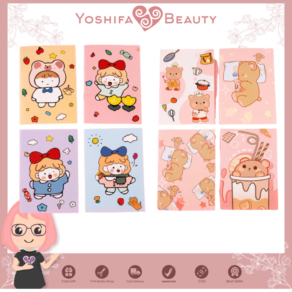 Korean Aesthetic Notebook | Mini Note Book | Open Cute Small Notes ...