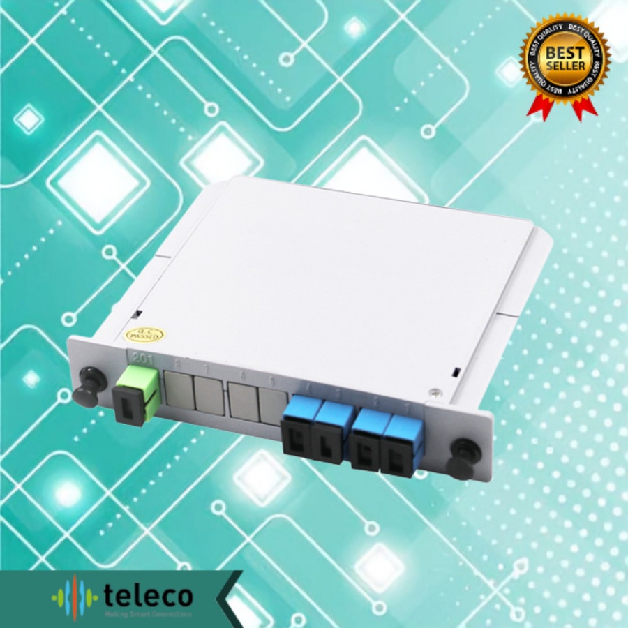 Passive Splitter PLC BOX FO 1:4 SC UPC Fiber Optic Passive Spliter FO ...