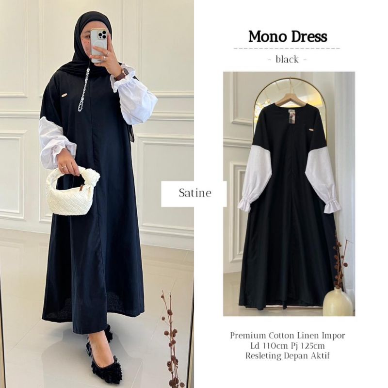 Mono Dress by Satine | Shopee Malaysia
