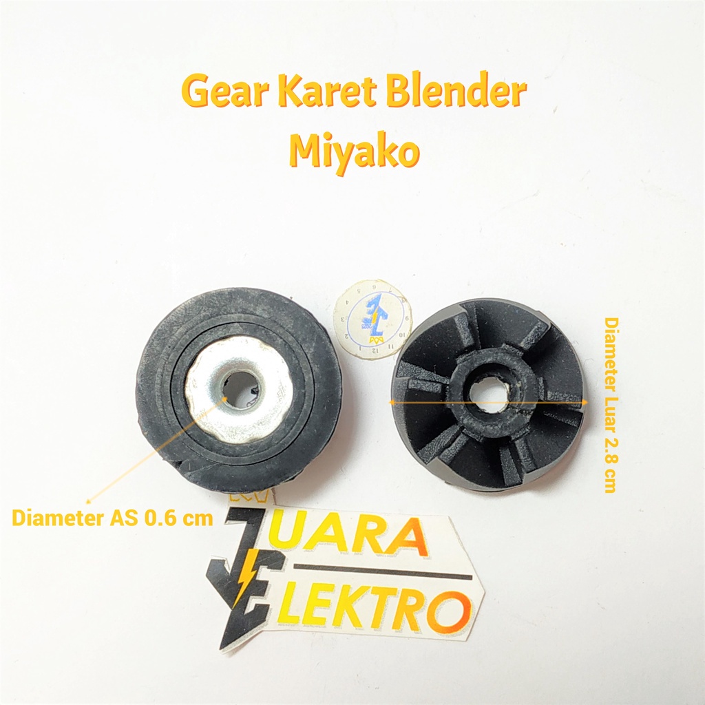 Miyako Blender Rubber Gear | Miyako Brand Blender Large Thread Coupling ...