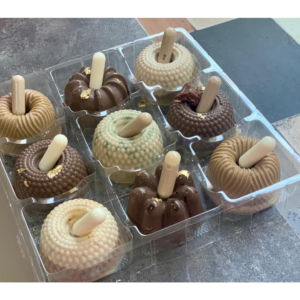 Mika Pudding Tray With 9 Bulkheads Mica Pudding Tray 10pcs | Shopee Malaysia