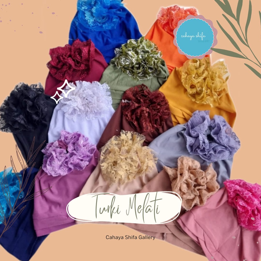 Premium Turkish Ciput Double Silang Lace Bun Hijab (CIPUT MELATI ...