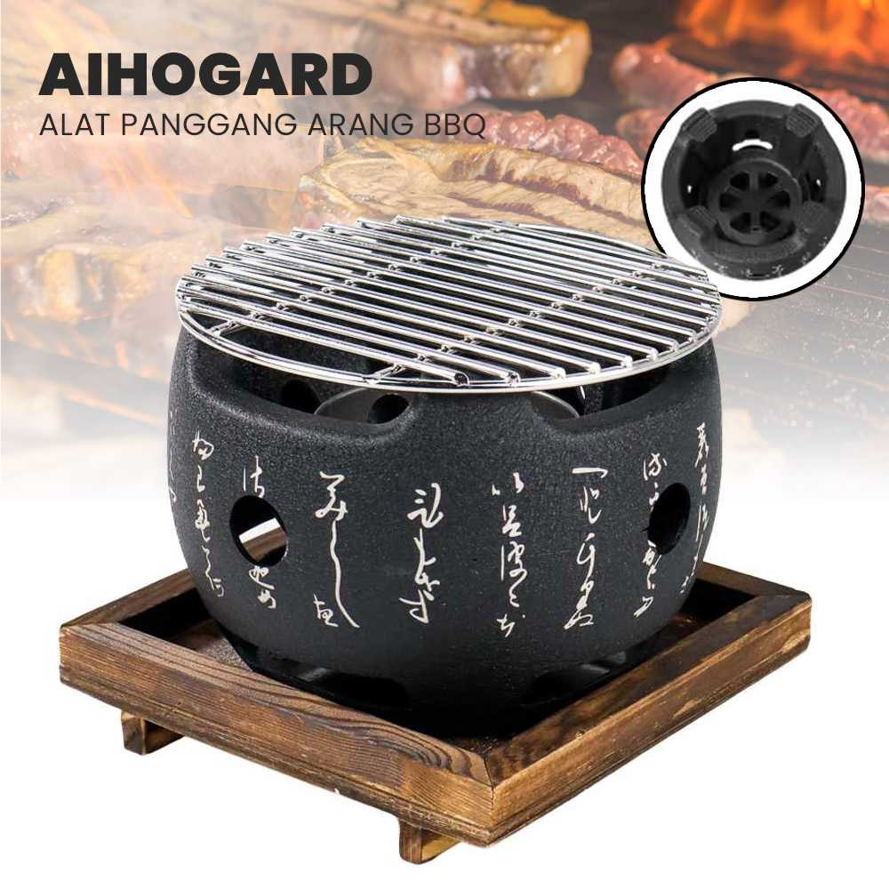 Japanese Grill Stove Bbq Charcoal Grill Tool 15x15cm H02 Black | Shopee ...