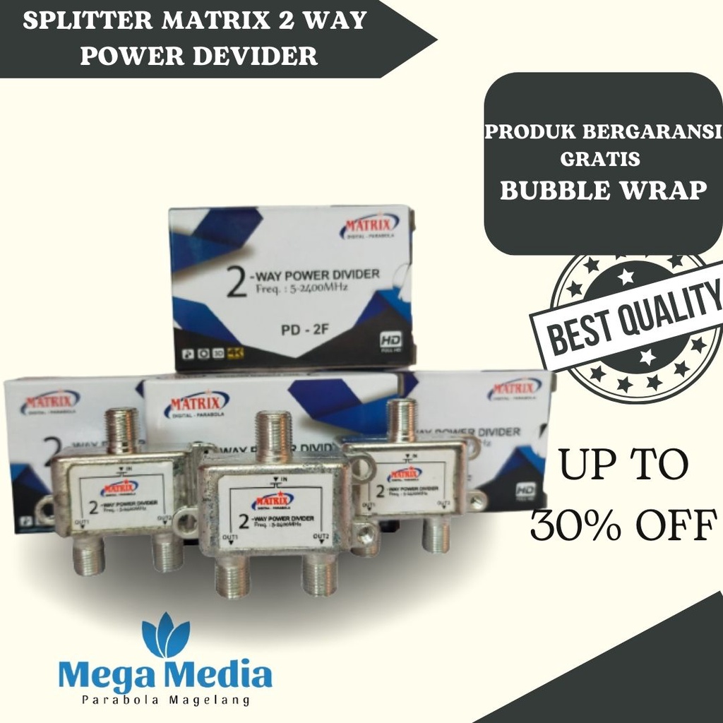 Splitter MATRIX 2 WAY POWER DEVIDER | Shopee Malaysia