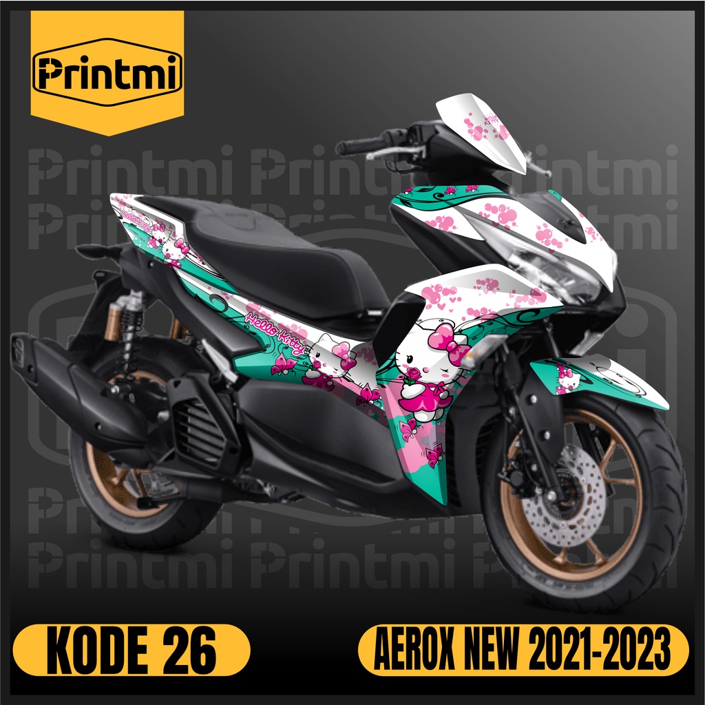Printmi Decal Motorcycle Aerox New 2021 2022 2023 2024 Full Body ...