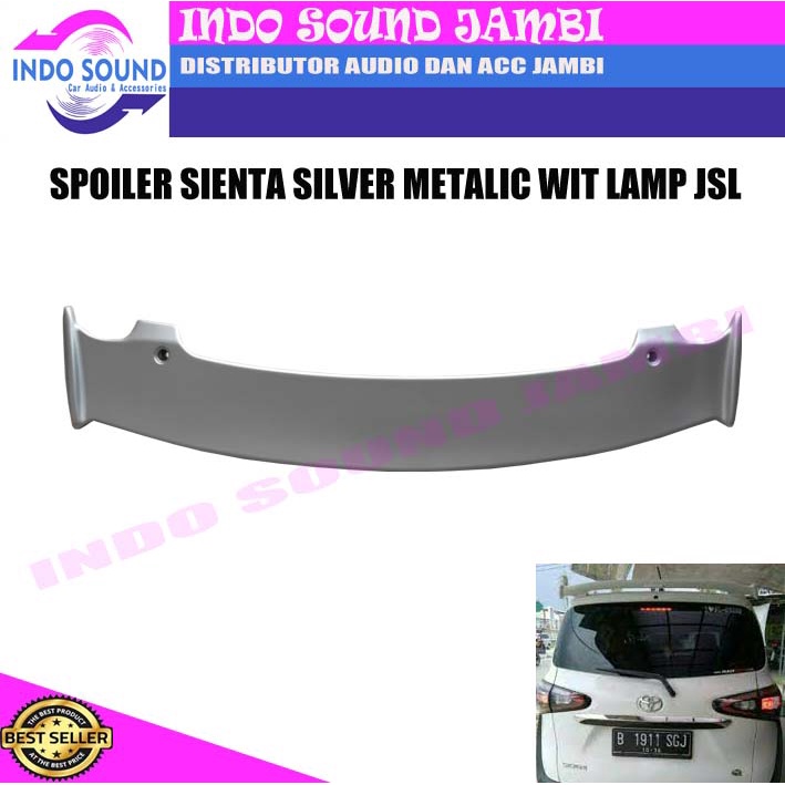 Sienta SPOILER WITH LAMP SILVER Metallic JSL | Shopee Malaysia