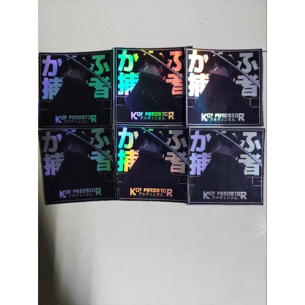 10-pack Kof Predator hologram Sticker | Shopee Malaysia