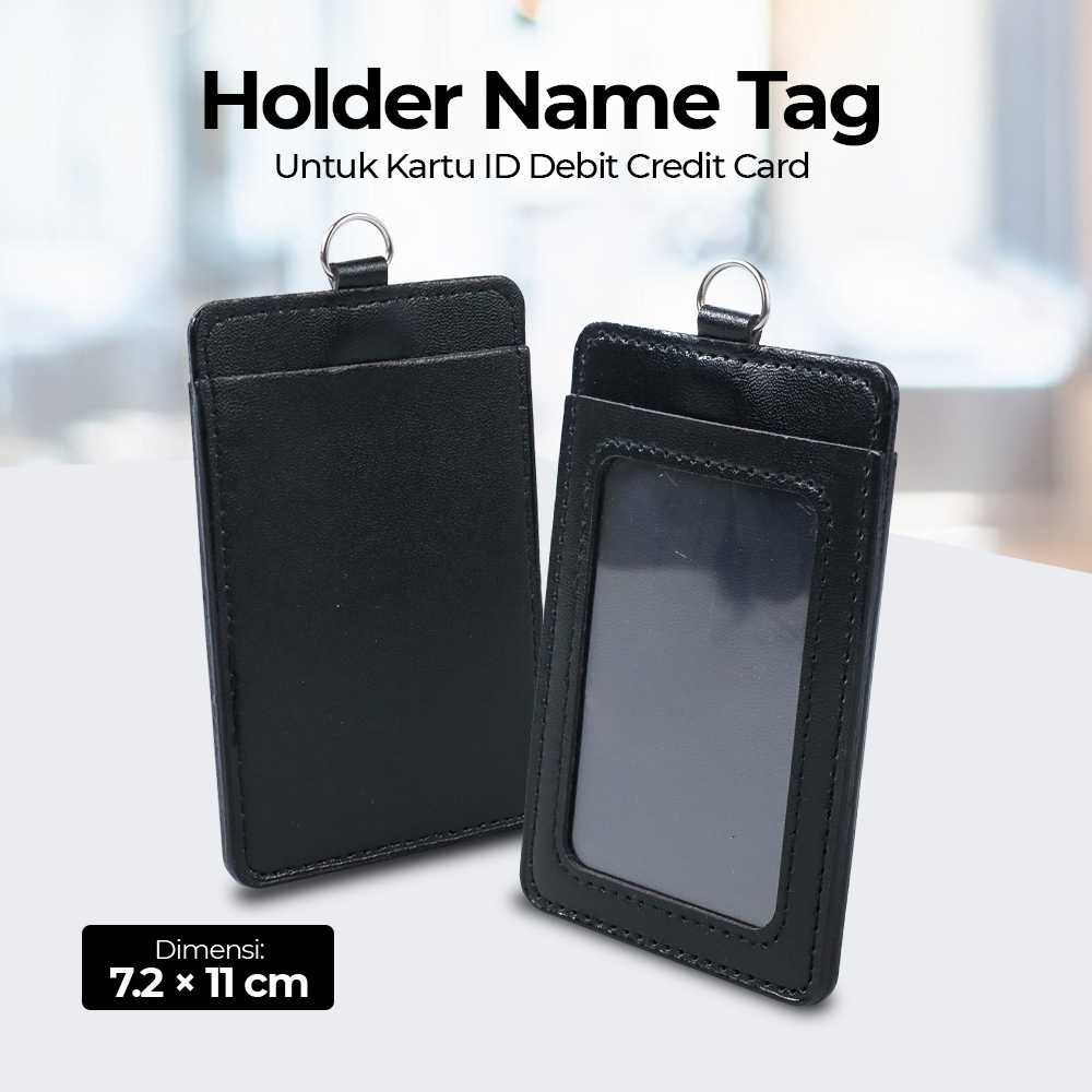 Badge Holder Pocket Name Tag ID Card Debit Credit Card - 610 | Shopee ...