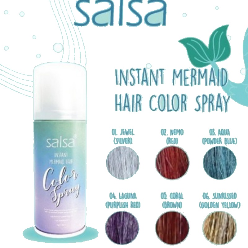 Salsa Instant Mermaid Hair Color Spray 80 ml | Shopee Malaysia