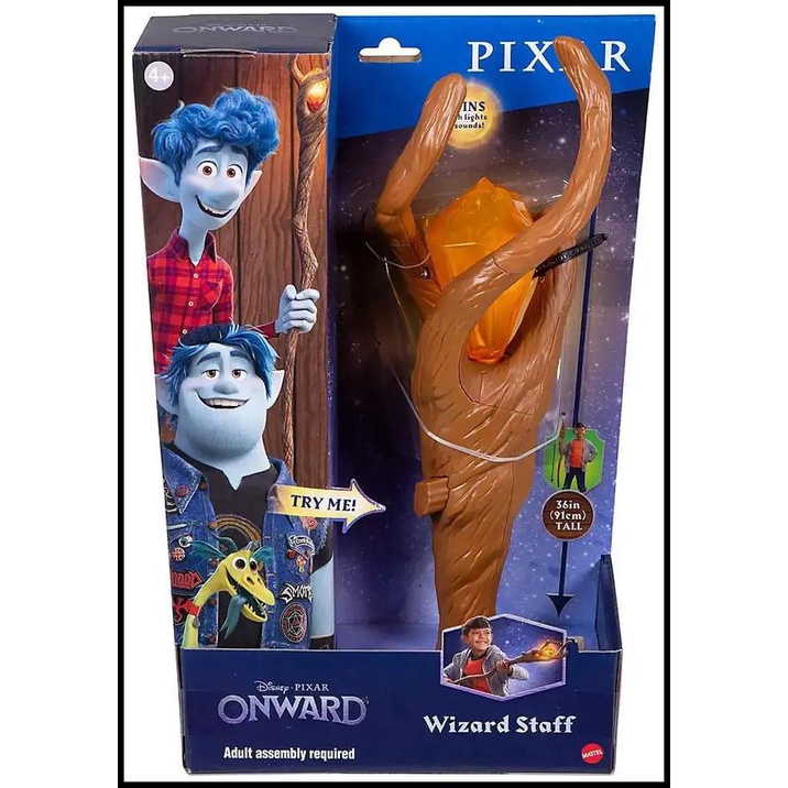 Disney Pixar Onward Wizard Staff Original Mattel Magic Wand | Shopee ...