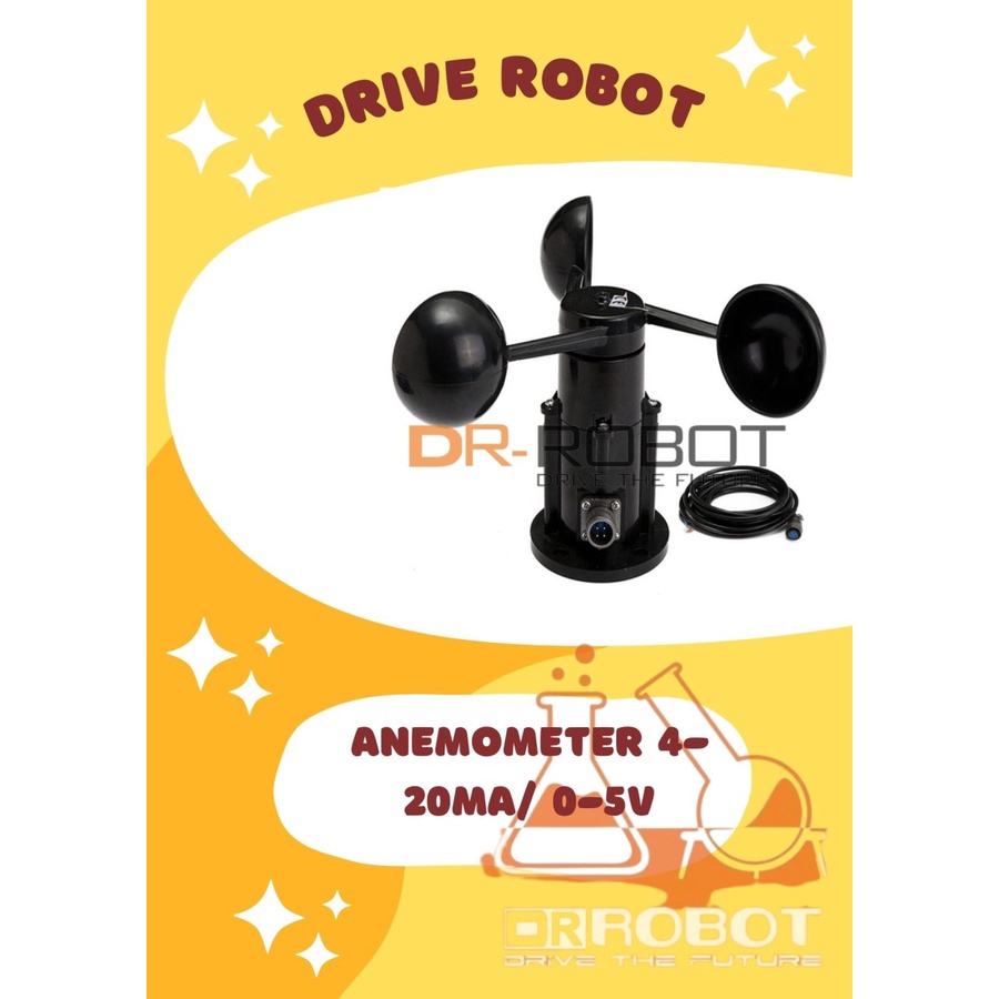 Wind Speed Sensor (Anemometer) Wind Speed 4-20mA/0-5V DFRobot | Shopee ...