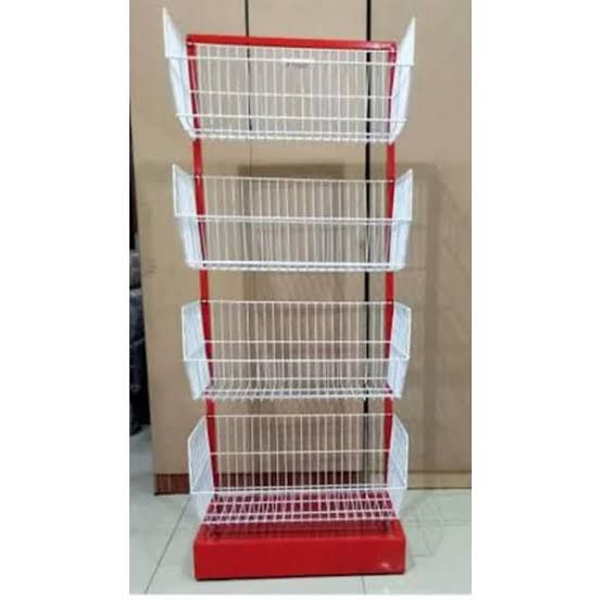 Mega Master 4 Layer Rack / Snack Rack / Minimarket Rack / Chiki Rack ...