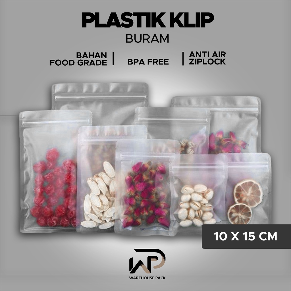 (50 Pcs) Frosted Plastic Clips 10 x 15 | Plastic Frosted Ziplock Clip ...
