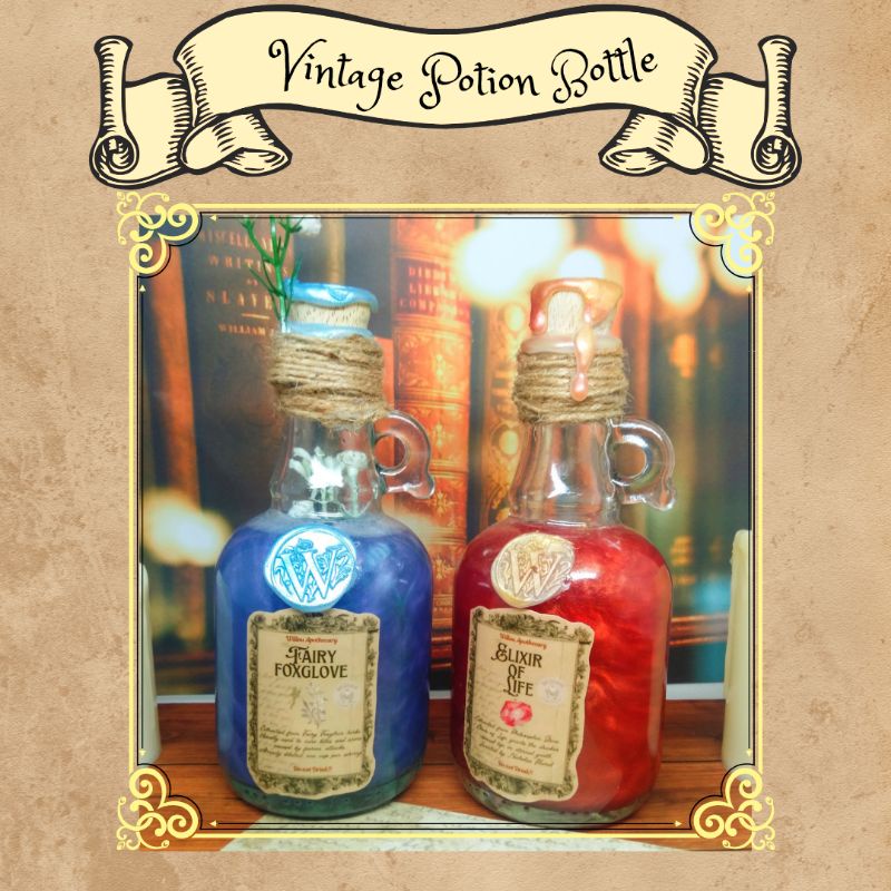 Harry Potter Potion Magic Potion ANTIQUE VINTAGE POTION Elixir of Life ...
