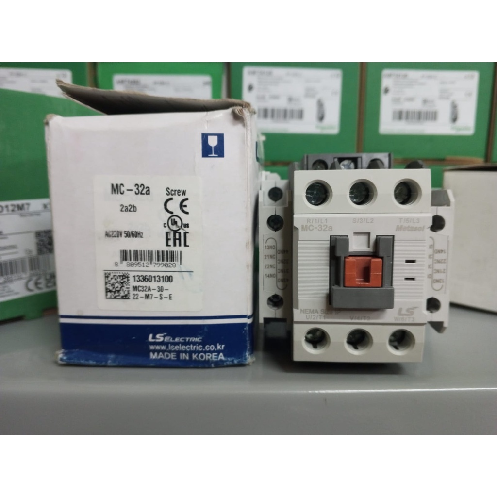 Contactor / Contactor Metasol MC-32A 3P 40AF 220V AC LS Electric Korea | Shopee Malaysia