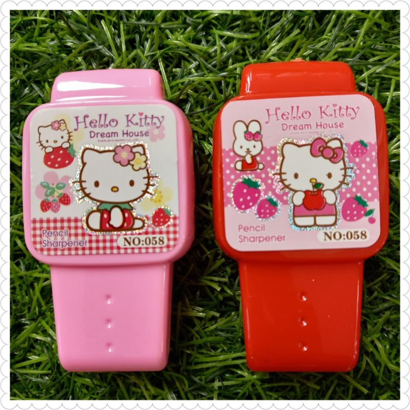 2 hole hello kitty sharpener / hello kitty watch sharpener (1 pcs ...