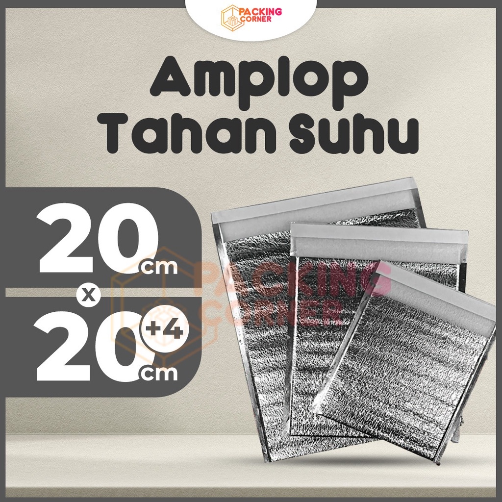 Cold Resistant Aluminum Foam Thermal Insulation Envelope 20x20 Cm ...