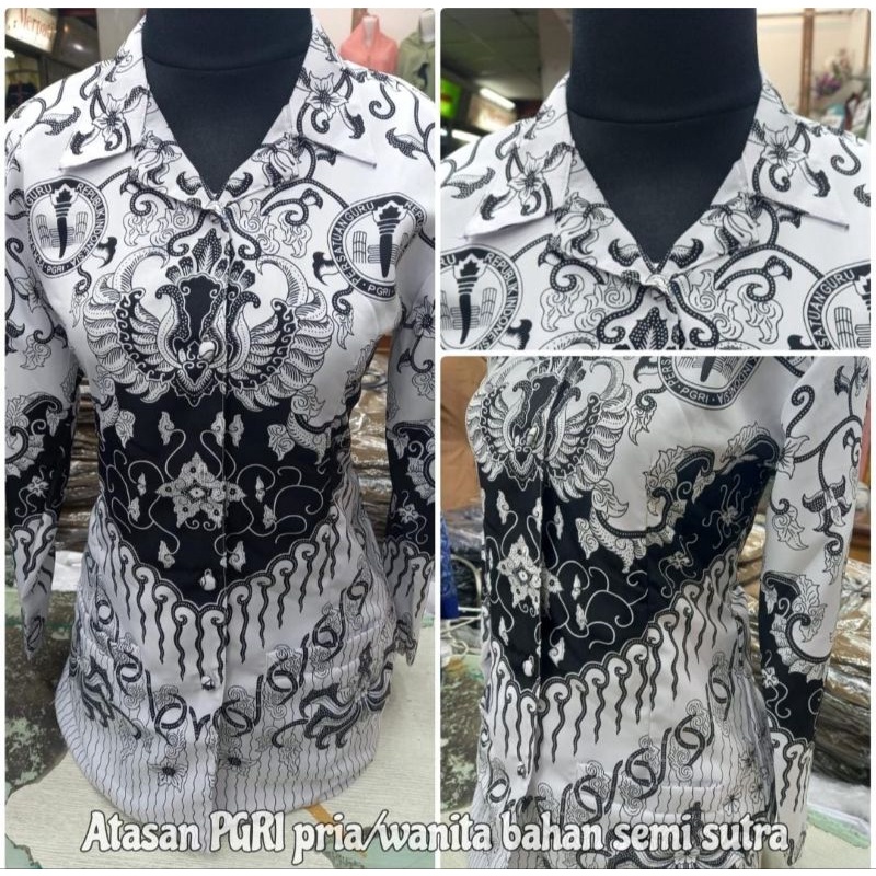 Pgri BATIK UNIFORM for MEN and WOMEN Motif: KUSUMA NATION (NEWEST ...