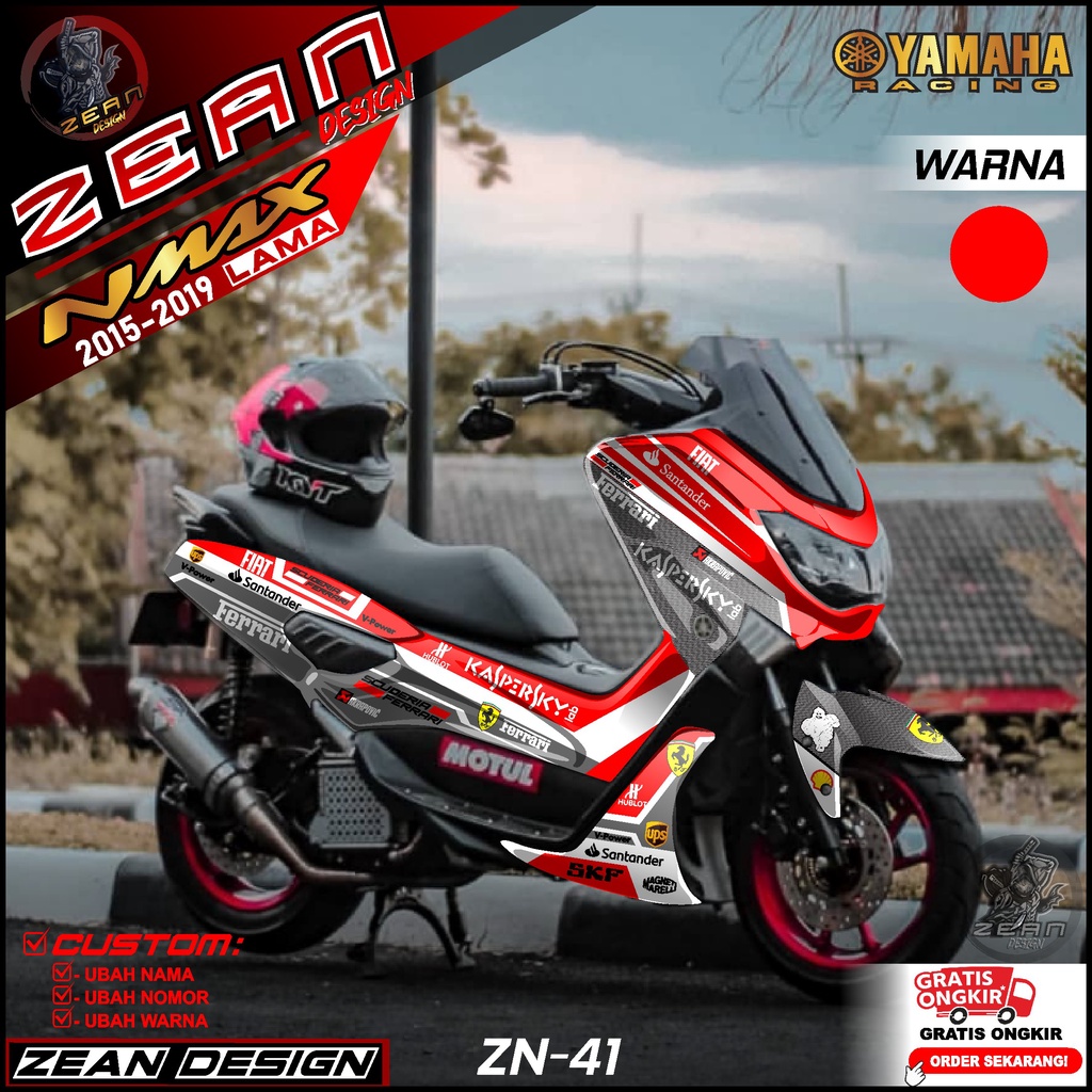 Decal Sticker Yamaha NMAX 155 Old Fullbody - Dekal Sticker Maxi NMAX ...