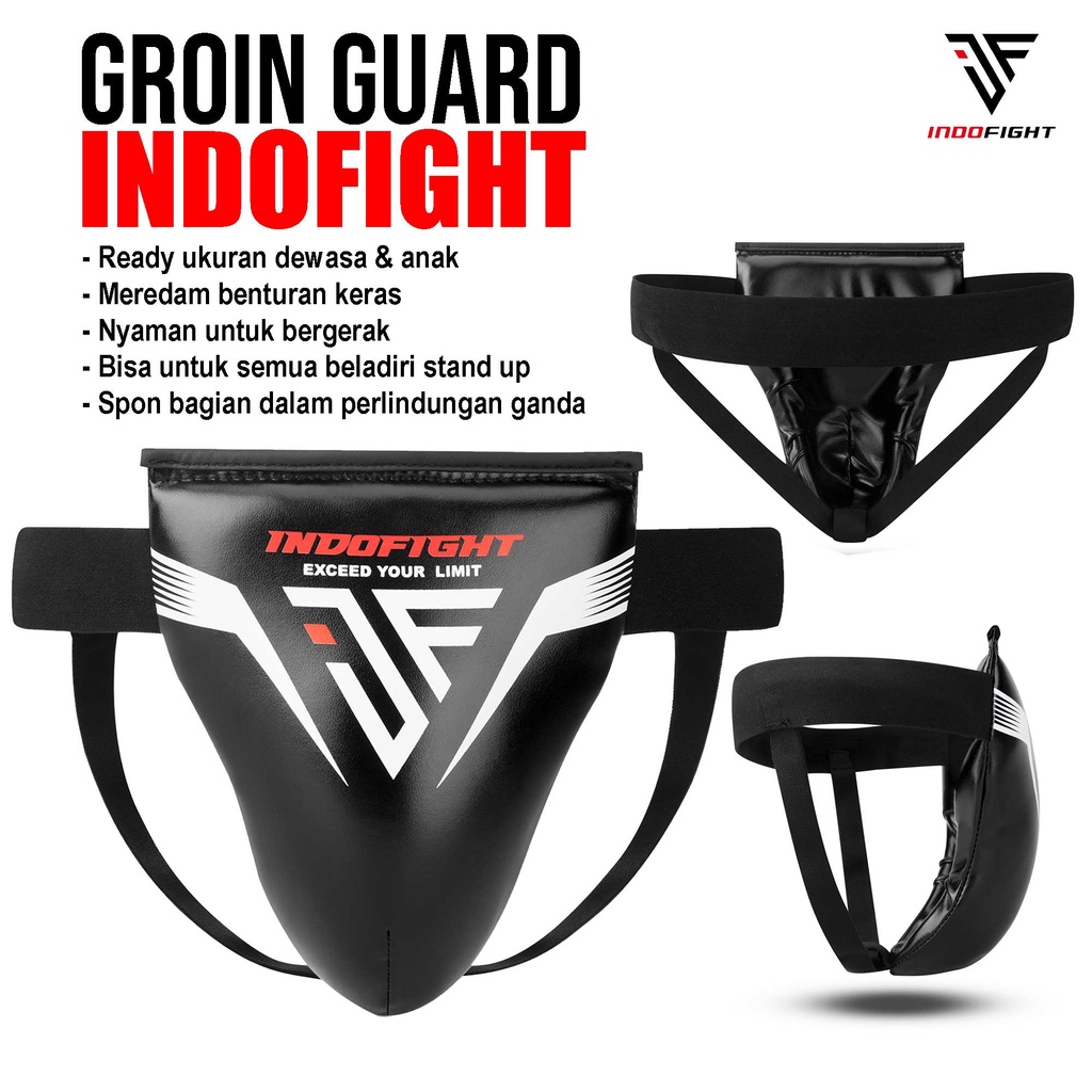 Muay Thai Indofight Groin Guard Taekwondo Pubic Protector Pencak Silat Groin Protector Karate