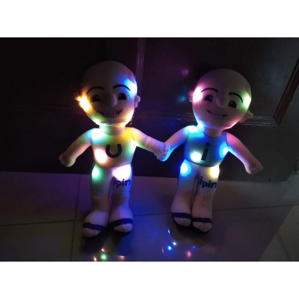 Upin Ipin Doll with LED Lights / Cartoon Character Children's Toy ...