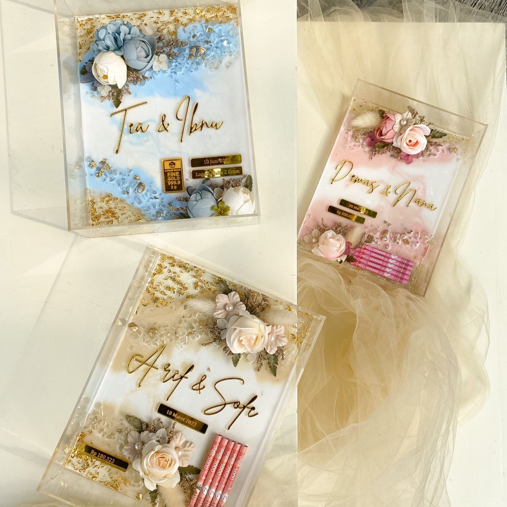 Resin Dowry Wedding Dowry Acrylic Dowry Wedding Dowry | Shopee Malaysia